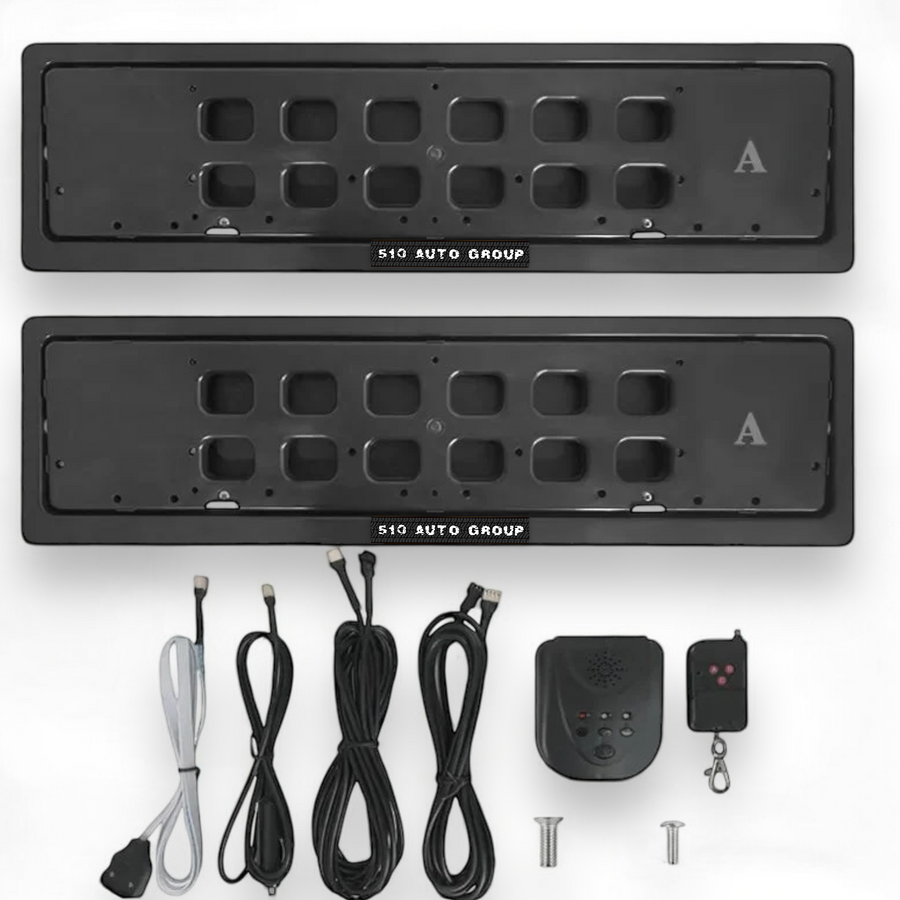 License Plate Flippers (EU Style) | Remote Plate Switcher – 510 Auto Group
